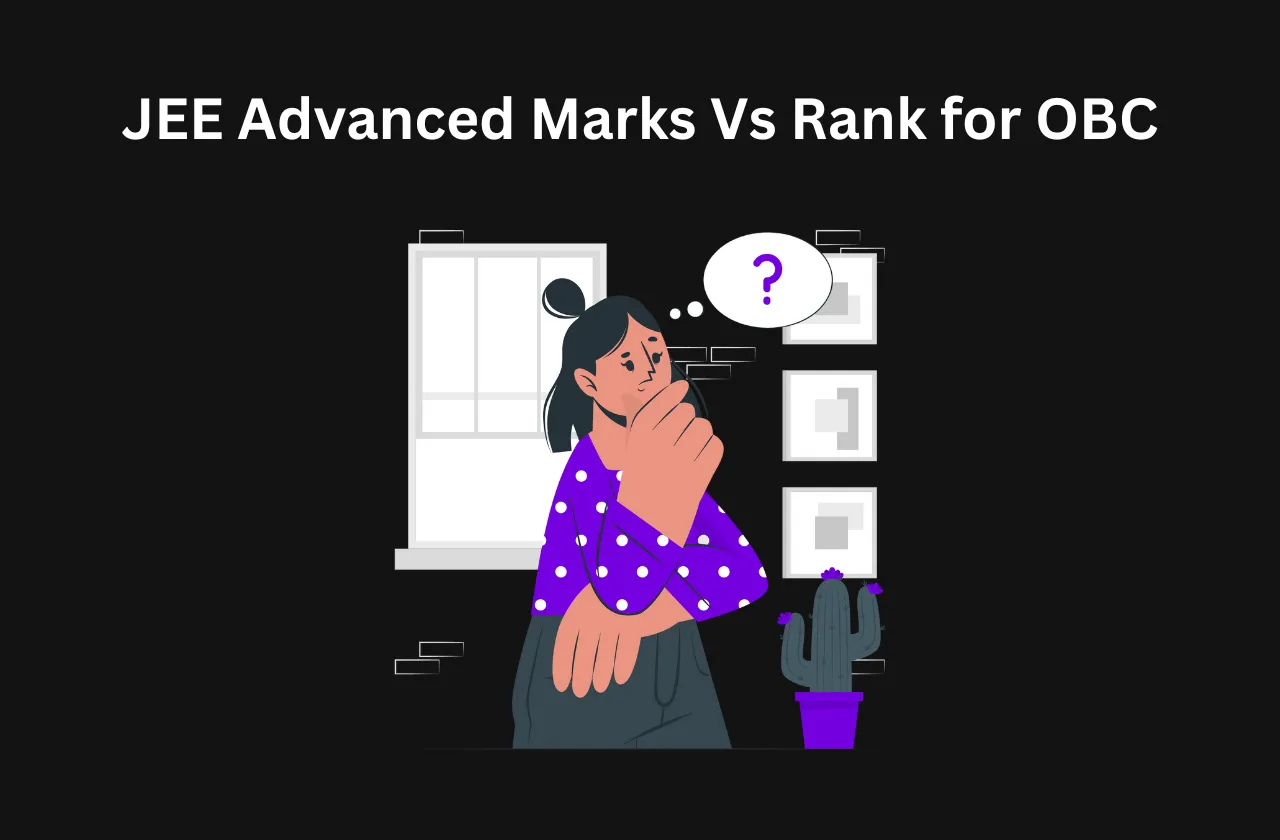 JEE Advanced Marks Vs Rank for OBC